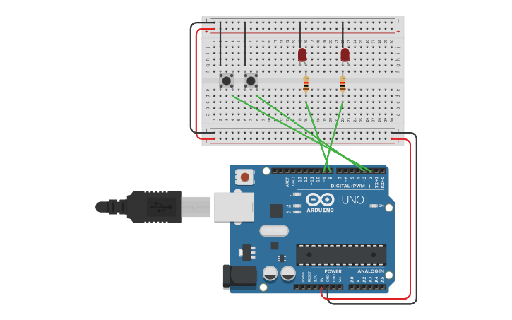 Circuit design Ex5.1 - Tinkercad