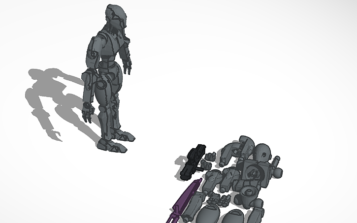 3D design Commando Droid - Tinkercad