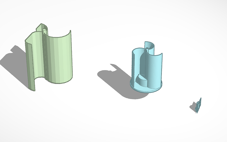 3D design wind turbine - Tinkercad