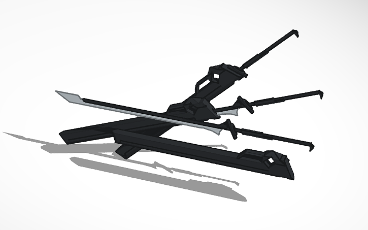 3D design katana - Tinkercad