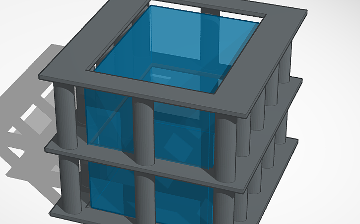 3D design Caged water - Tinkercad