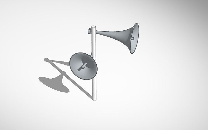 3D design Japanese Music Siren - Tinkercad