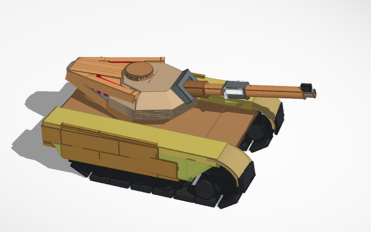 3D design Drivable M1 Abrams tank (updated) - Tinkercad