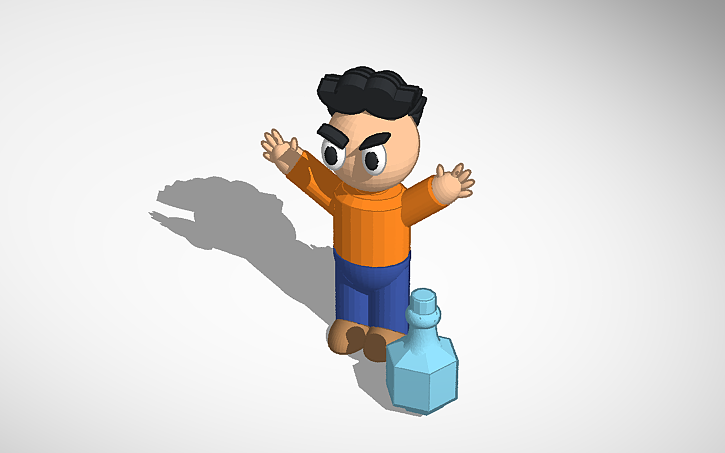 3D design Hit the boy - Tinkercad