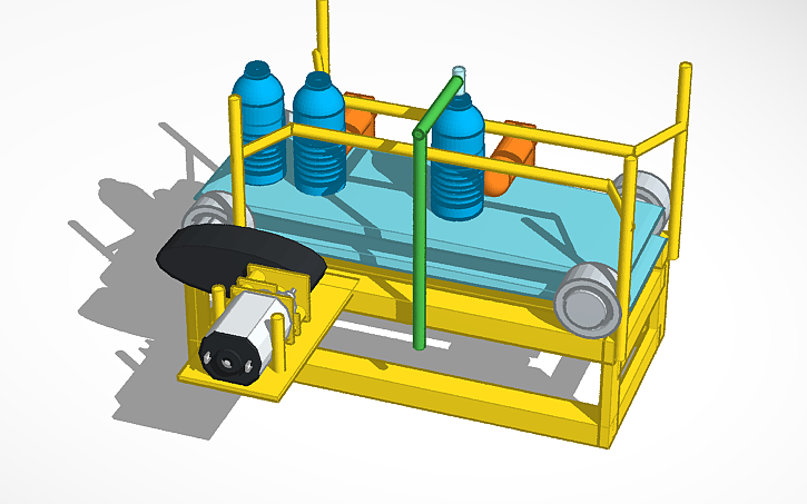 3D design conveyor - Tinkercad