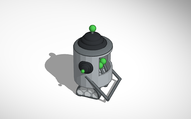 3D design bucket mech - Tinkercad