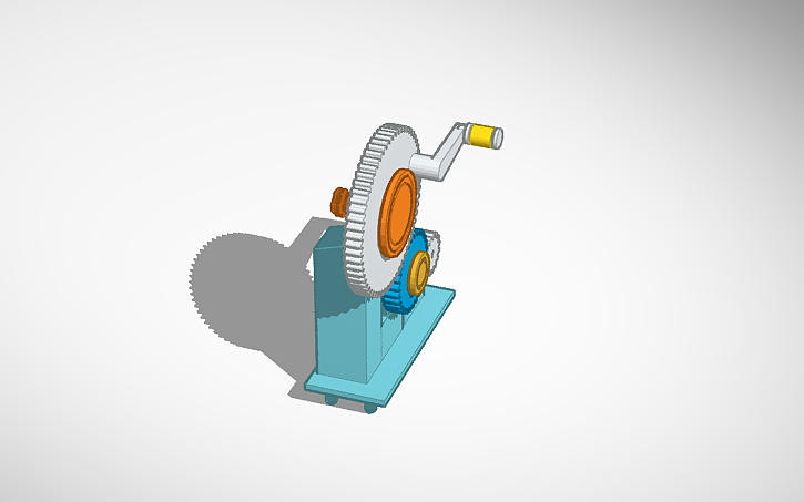 3D design DC Power Generator - Tinkercad