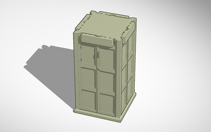 3D design tardis - Tinkercad