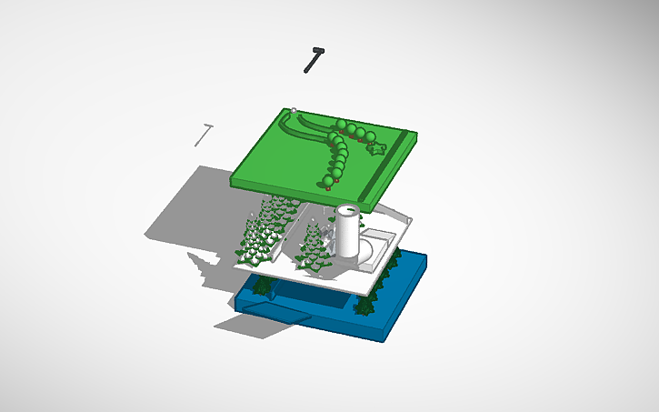 3D design Copy of Mini Golf Challenge - Tinkercad