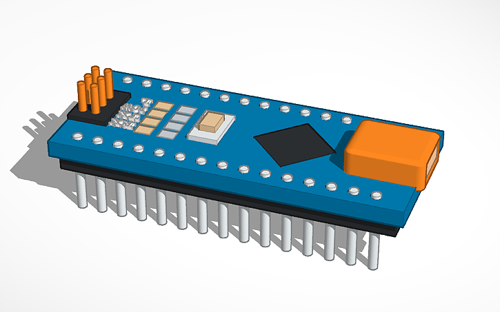 3D design Arduino Nano V2.0 - Tinkercad