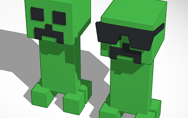 3D design OMG Creepers!!!!!!! - Tinkercad