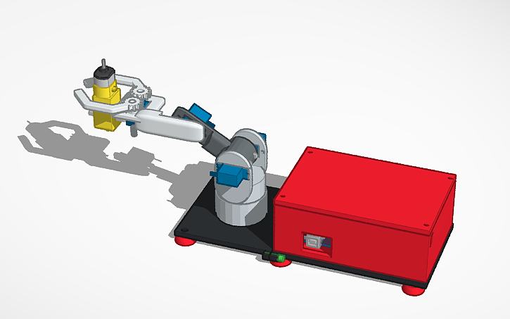 3D design Robotic Arm - Tinkercad