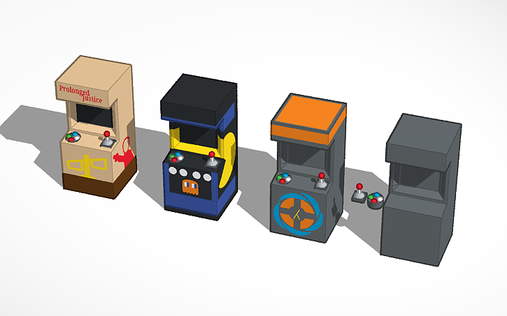 3D design Arcade Machines - Tinkercad