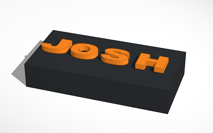 3D design Josh - Tinkercad