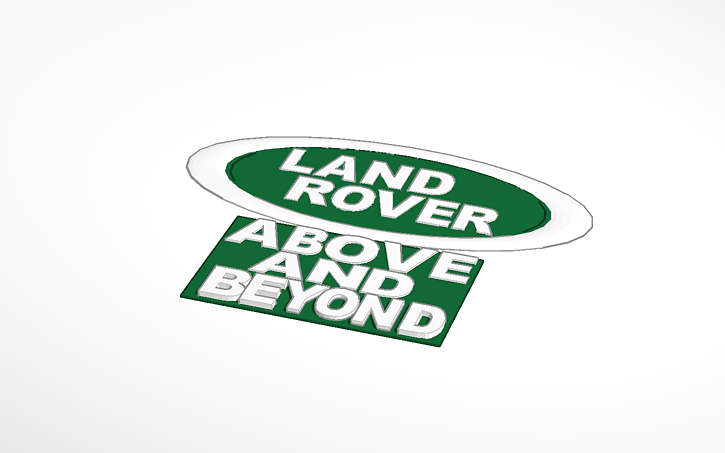 3D design LAND ROVER - Tinkercad