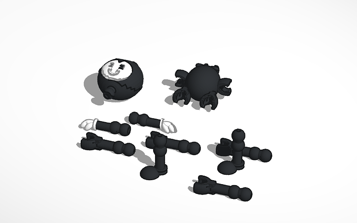 3D design bendy v2.0 action figure - Tinkercad