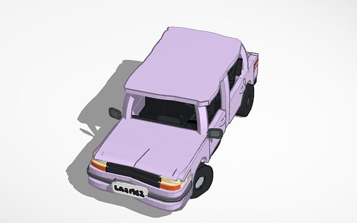 3D design Scribble Car - Tinkercad