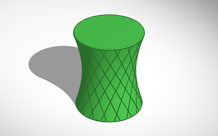 3D design Hyperbolic Vase - Tinkercad