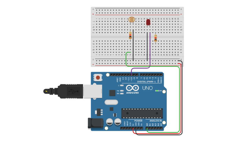 Circuit Design Ldr Sensor Tinkercad