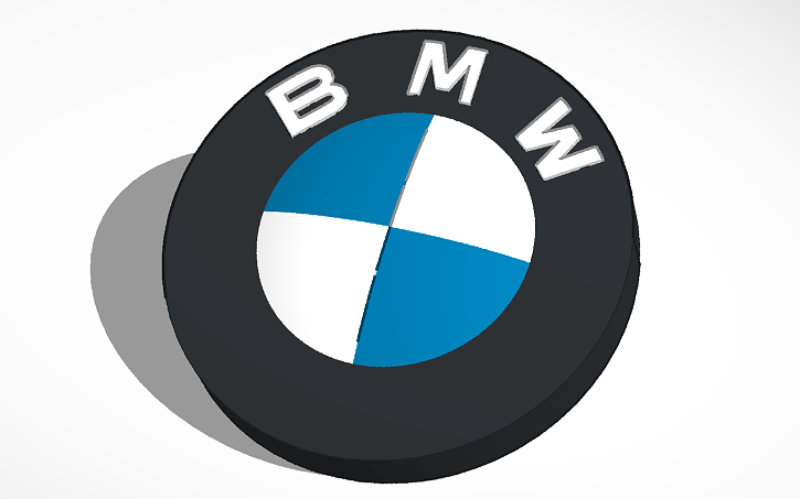 3D design BMW Logo - Tinkercad
