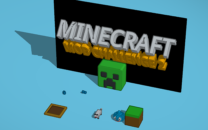 3D design my entry to MC Mob Challenge 2 - Tinkercad