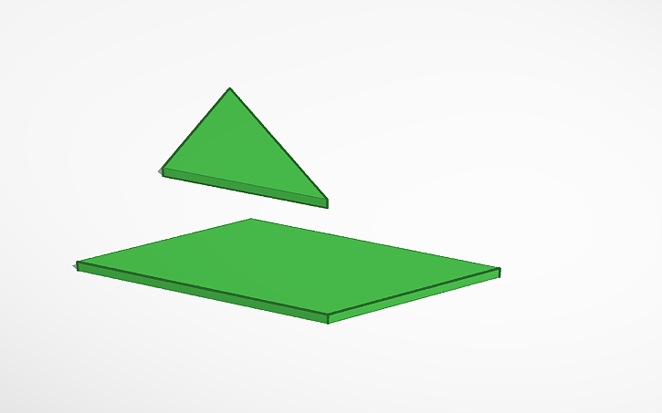 3D design Tangram - Tinkercad
