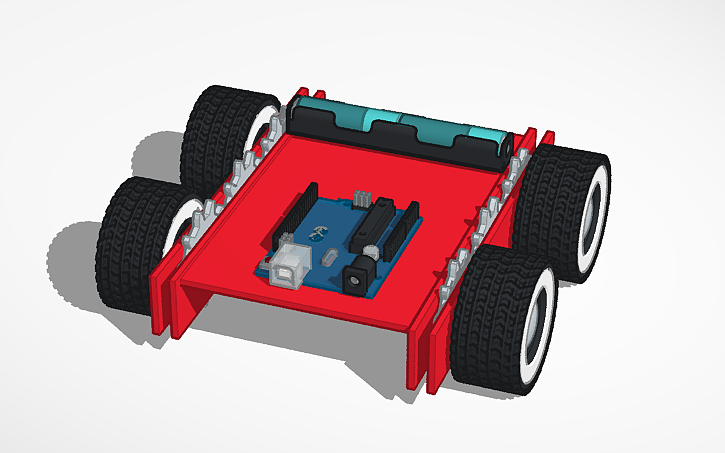 3D design Chasis - Tinkercad
