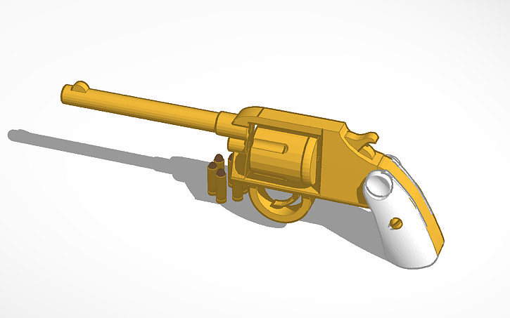 3D design Golden Revolver (asdbalint) - Tinkercad