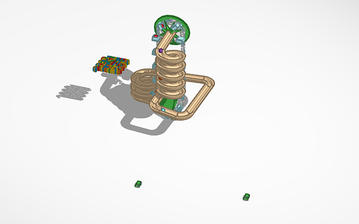 3D design Copy of Ball Return with motor - Tinkercad