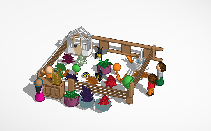 3D design SDG #15: Sanctuary for Monarchs & Bees - Tinkercad
