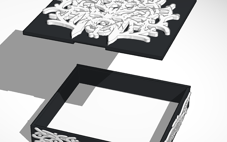 3D design Jewelry Box - Tinkercad