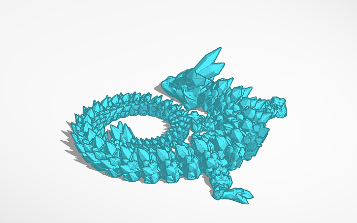3D design Articulated Gem Dragon - Tinkercad