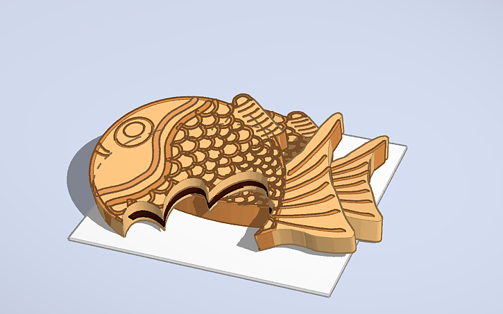 3D design bungeoppang! - Tinkercad