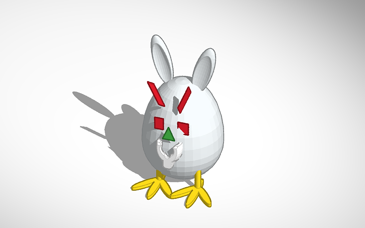 3D design evil mr. bunny - Tinkercad