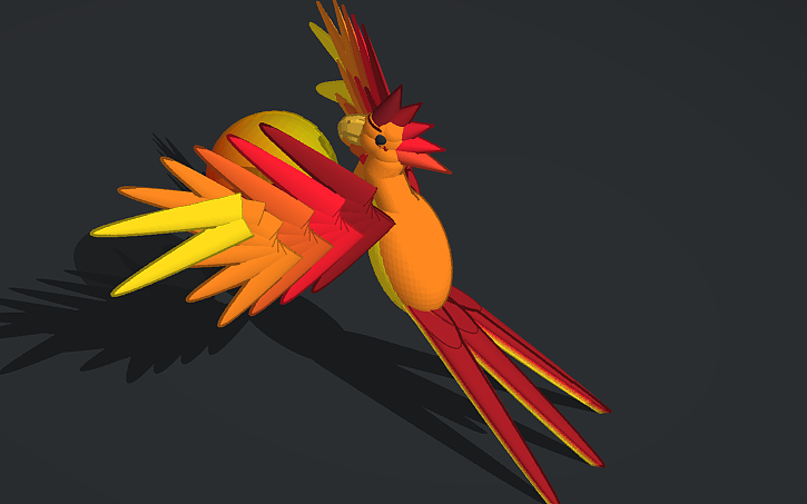 3D design PHOENIX - Tinkercad
