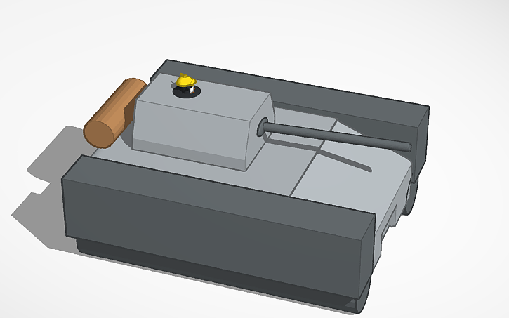 3D design Tank Maus - Tinkercad