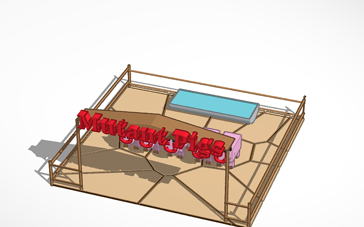 3D design Mutant Peppa Pigs, Made to make u Laugh - Tinkercad
