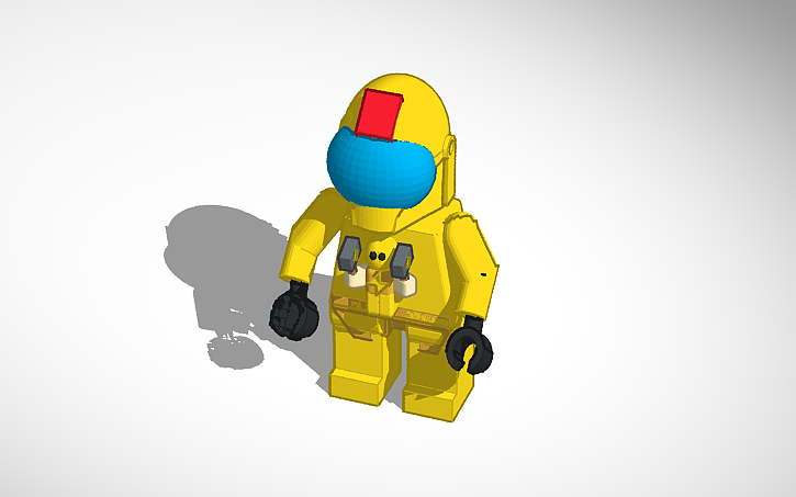 3D design lego man - Tinkercad