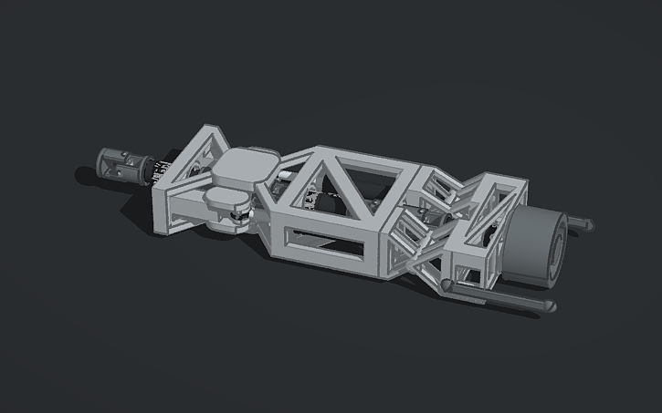 3D design hydro-mechanical articulated steering system With a Bogie ...