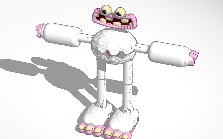 3D design Mammox t-pose - Tinkercad
