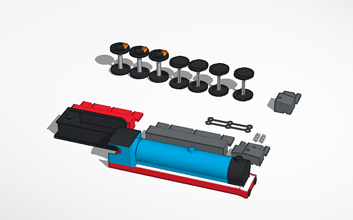3D design twr milo the 4-6-2 workshop engine - Tinkercad