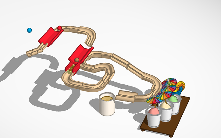 3D design Rube Goldberg Challenge 2 - Tinkercad