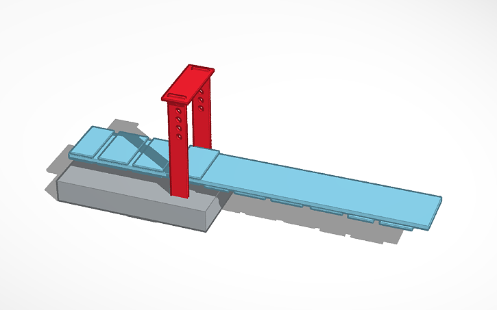 3D design Cable stayed structure - Tinkercad