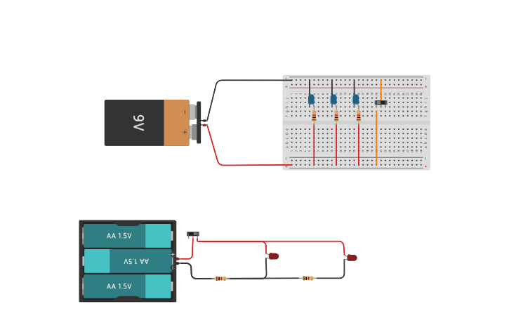 Circuit design PRACTICA DE REPASO CIRCUITO EN PARALELO CON INTERRUPTOR - Tinkercad