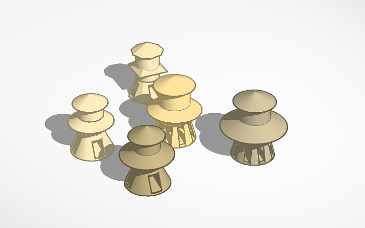 3D design All Types Of Sentry Models - Tinkercad