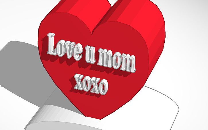 3D design Mothers Day - Tinkercad
