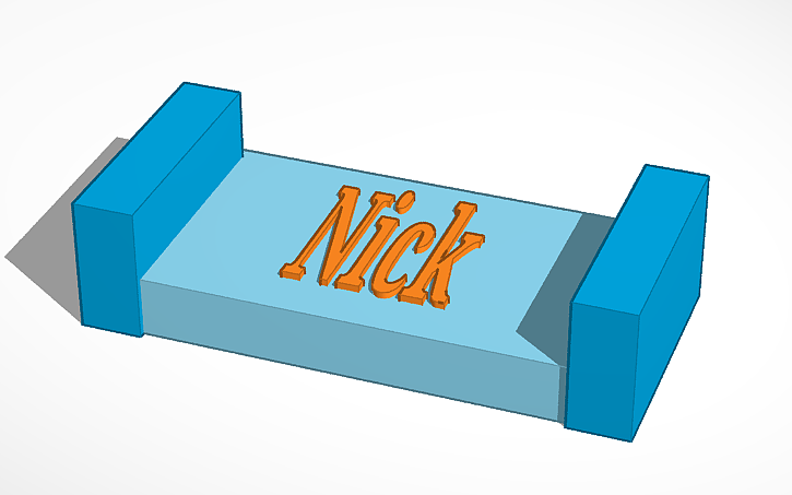 3D design Nick - Tinkercad