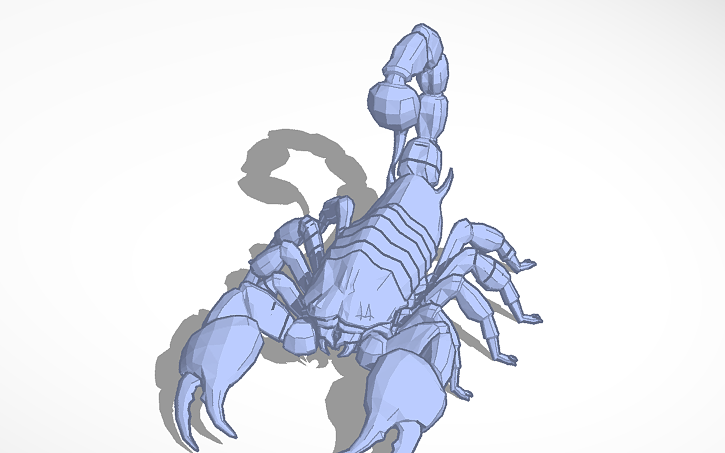 3D design Scorpion - Tinkercad