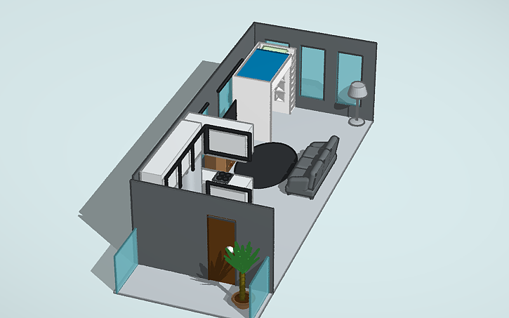 3D design Copy of Interior Design Challenge - Tinkercad