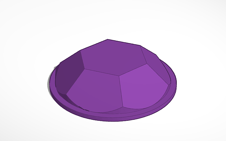 3D design Amethyst Gem - Tinkercad